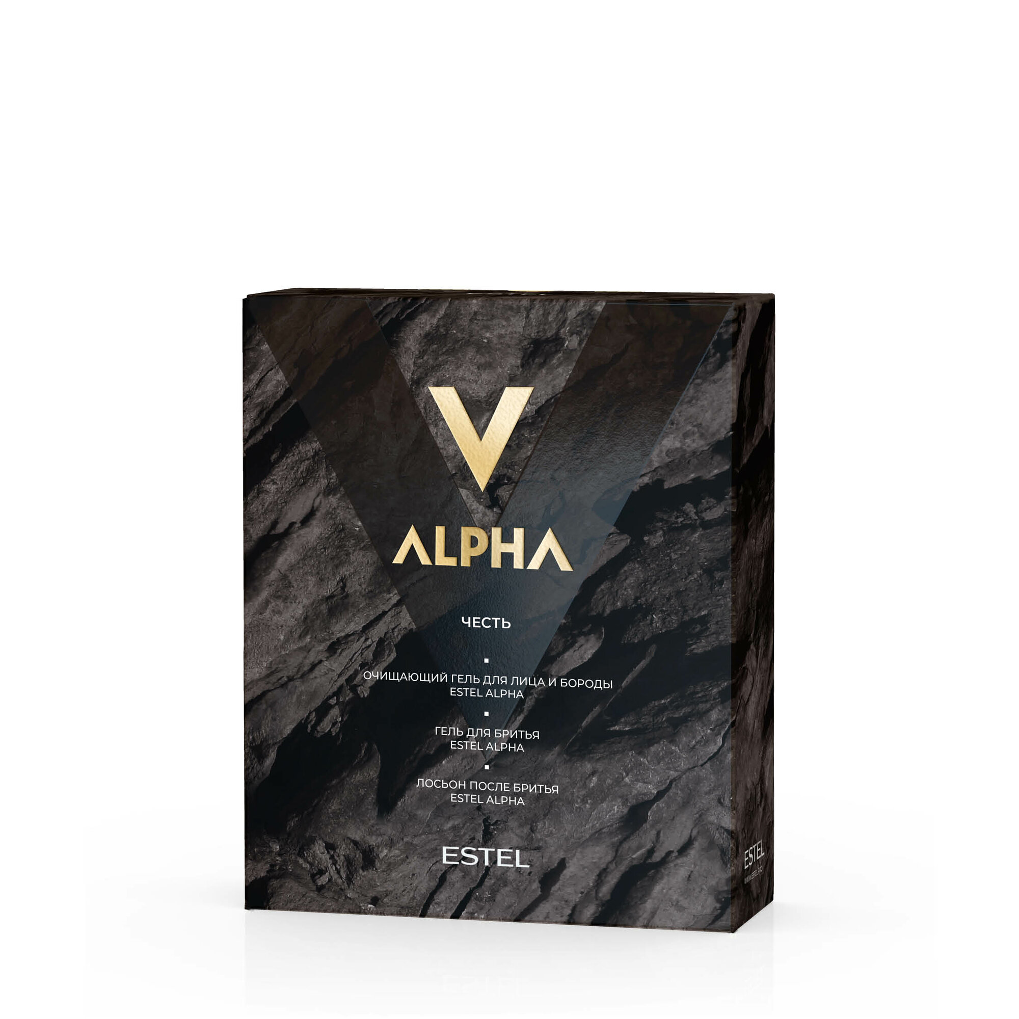 Набор ESTEL ALPHA "Честь" (очищающий гель для л иб 150 мл.+ лосьен п/бритья 100мл)