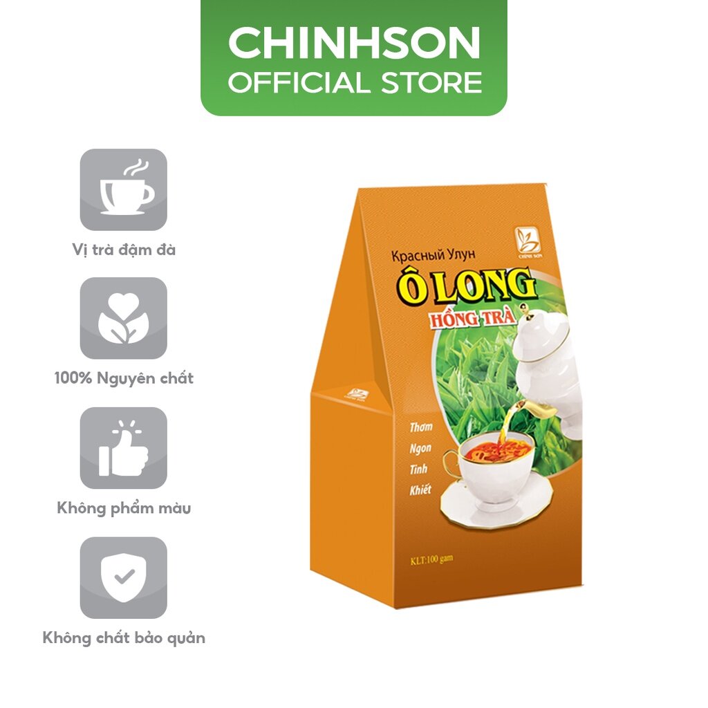 Чай Chinh Son "Olong Hong Tra", улун, красный, вьетнамский, 100 гр