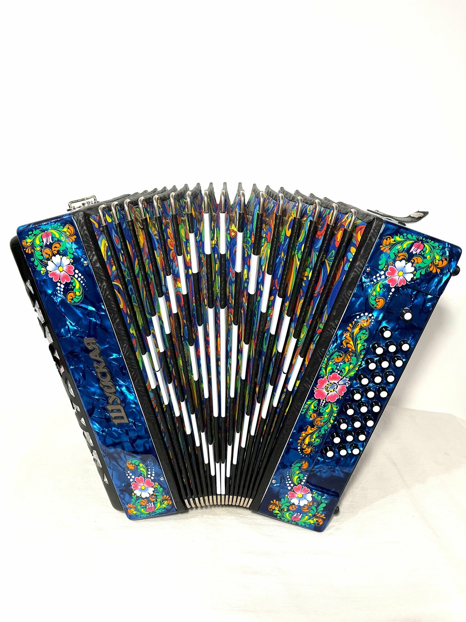 Гармонь "Шуйская" S51XL-A, синяя, Шуйская гармонь