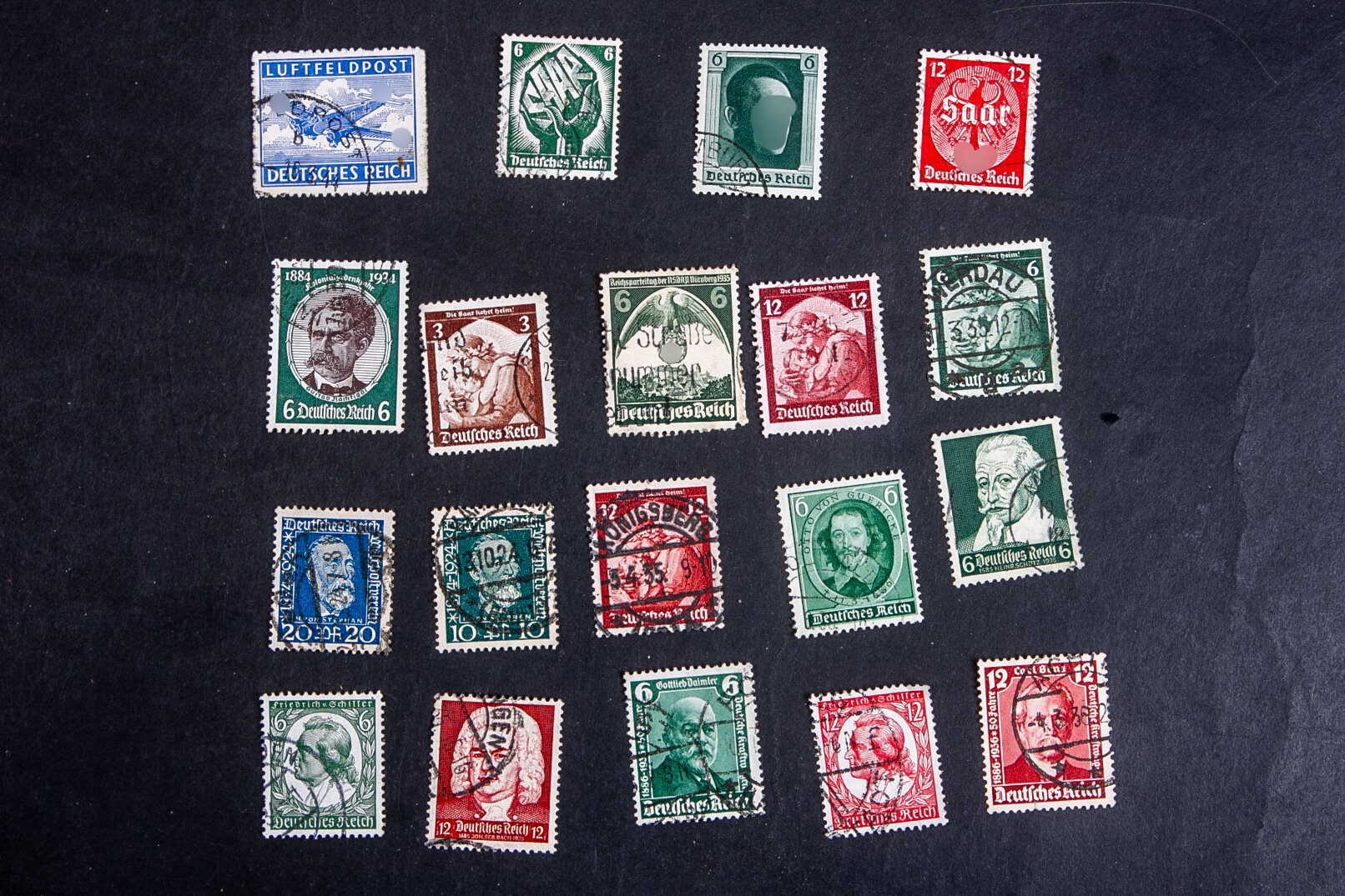 Набор марок для коллекции , Германия 1934-43 г. , Третий рейх, .