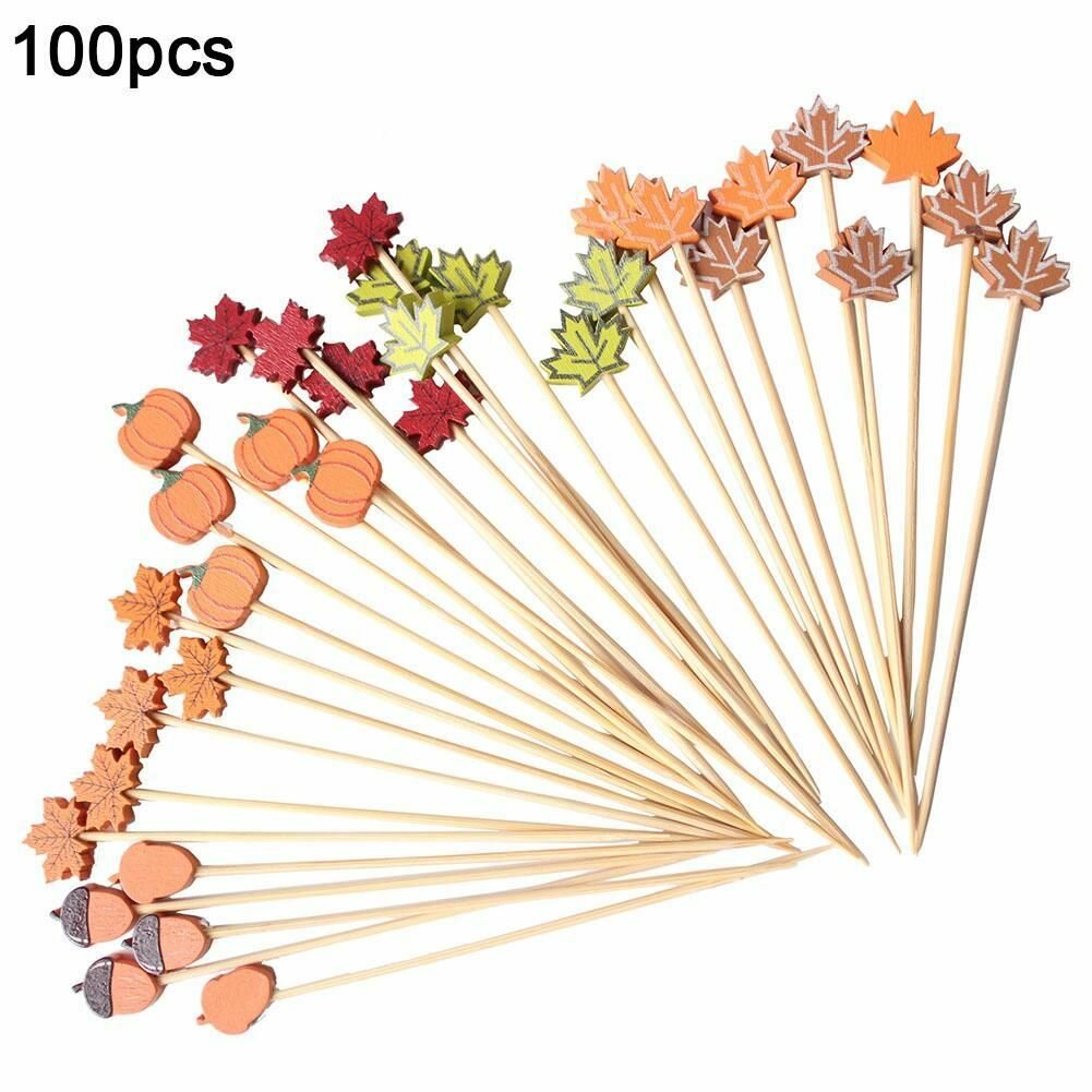 100 декоративных бамбуковых палочек
