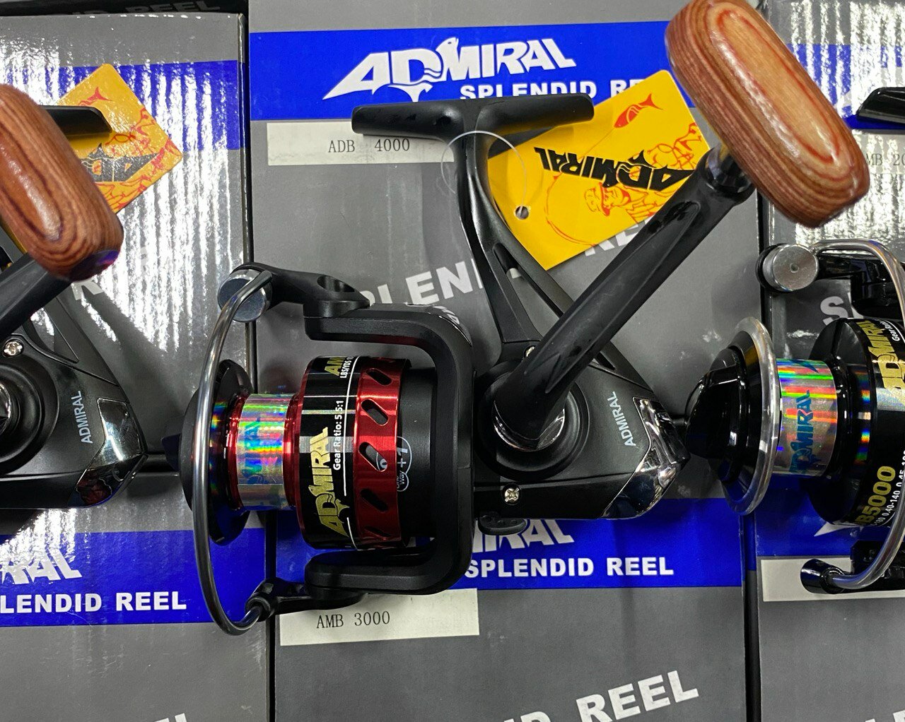 Рыболовная катушка ADMIRAL AMB2000 для поплавочной удочки / спиннинга