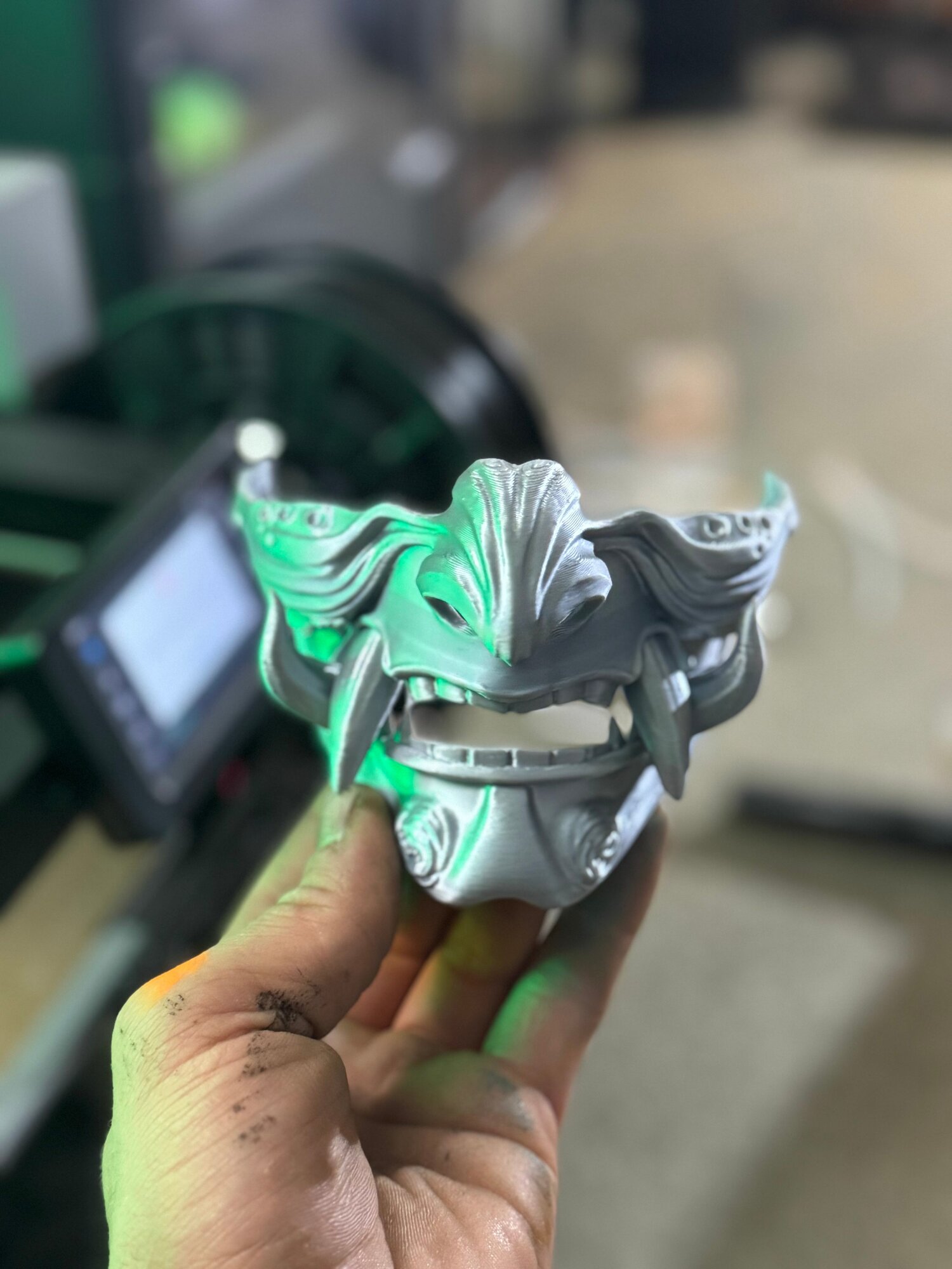 OnyMask, маска самурая киберпанк