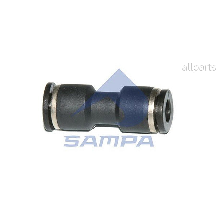 SAMPA 094479 соединитель прямой для трубок D6-D6! (пластик) не для торм. системы\