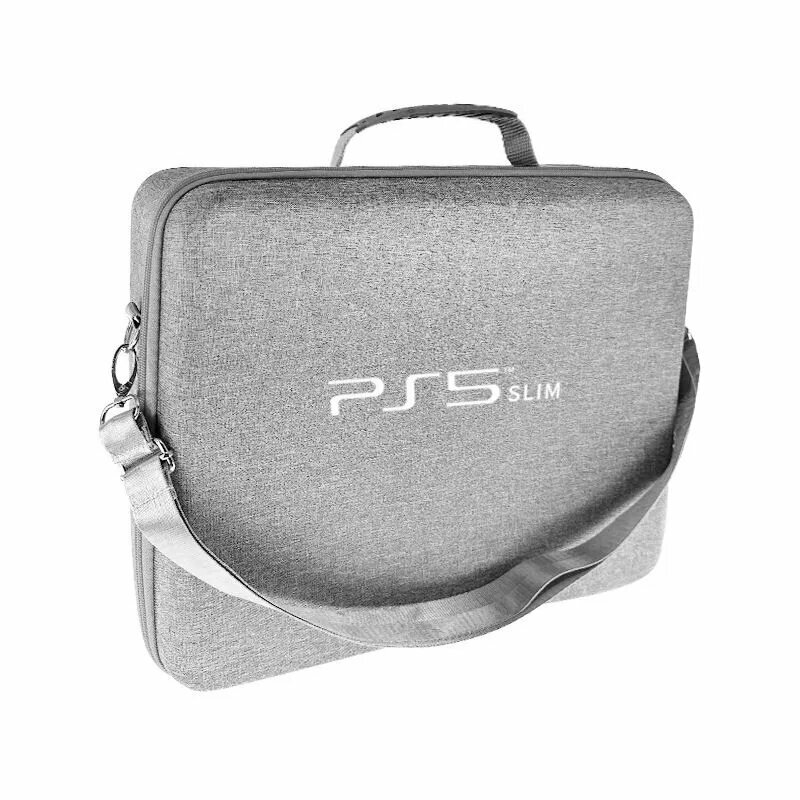 Сумка для хранения консоли PS5 Slim, серый, 390*240*200, huise