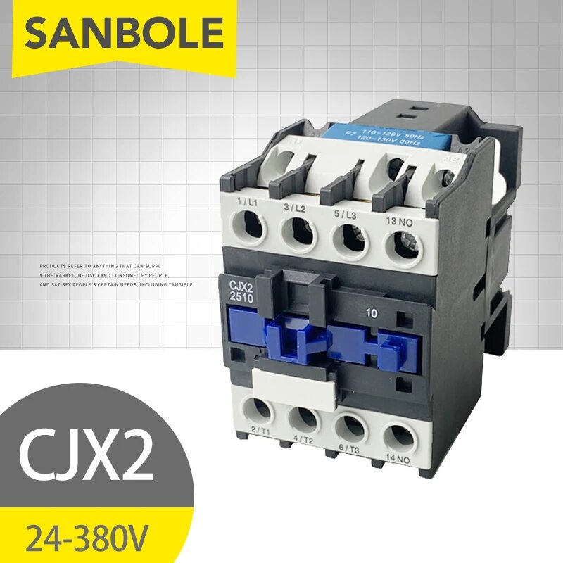 Контактор SBLSBR CJX2-2510 1 дюйм, 36 В