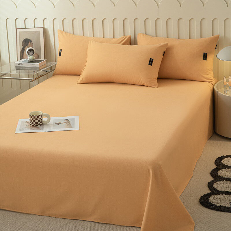 Утолщенный защитный чехол из простыни с начесом, однотонный наматрасник в японском стиле, полное покрытие для домашнего использования, двойной наматрасник Simmons,180*230cm