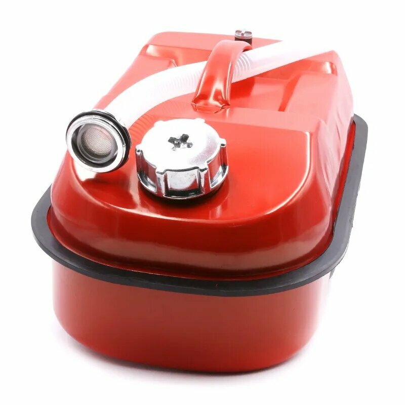 Канистра "HQ-H1001", 10 л, ГСМ, горизонтальная, сталь, в горизонтальном исп, с заливным устройством