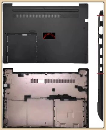 Чехол для ноутбука NUMBEREIGHT Lenovo V330-14IKB V130-14 E43-80 K43C-80 Grey Bottom Case B