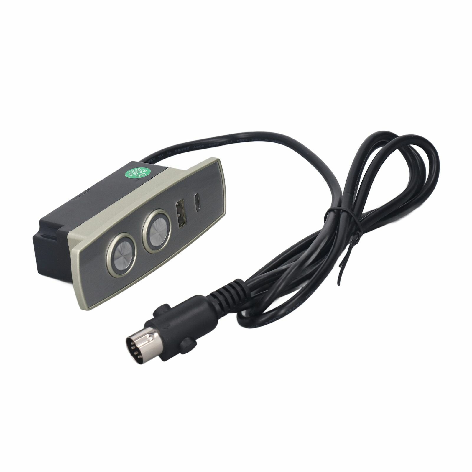 Электрический контроллер кресла ABS 2 кнопки 5-контактный электрический диван-подъемник с прямой головкой, ручной переключатель управления с USB-портом для зарядки для домашнего использования