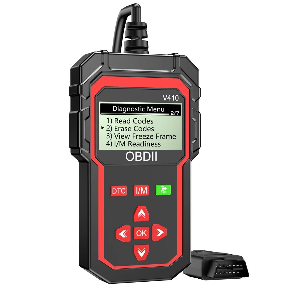 Диагностический Сканер ELM 327 OBD2 EOBD V410 Для Автоматического Анализа Систем Двигателя Автомобиля