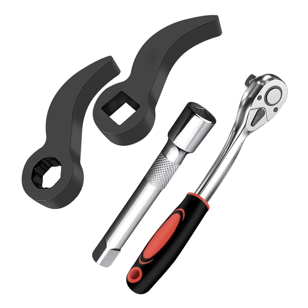 Набор Адаптеров для Монтировки Из 4 частей С 2 Головками И Гаечными Ключами С Храповиками Для Ремонта автомобилей в тяжелых условиях Эксплуатации И Выполнения механических Работ