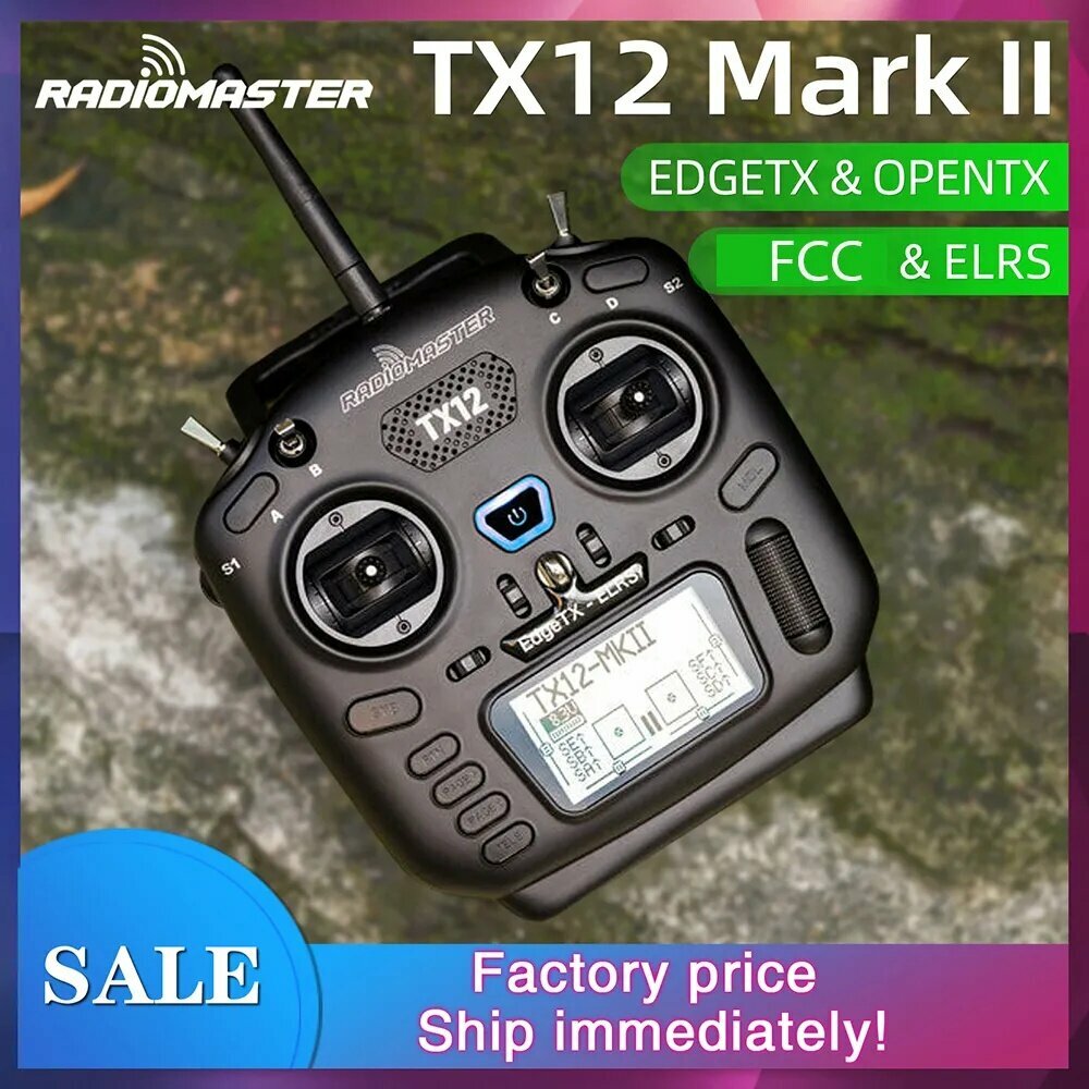 Радиопередатчик RadioMaster TX12 MK II ELRS M2 FCC