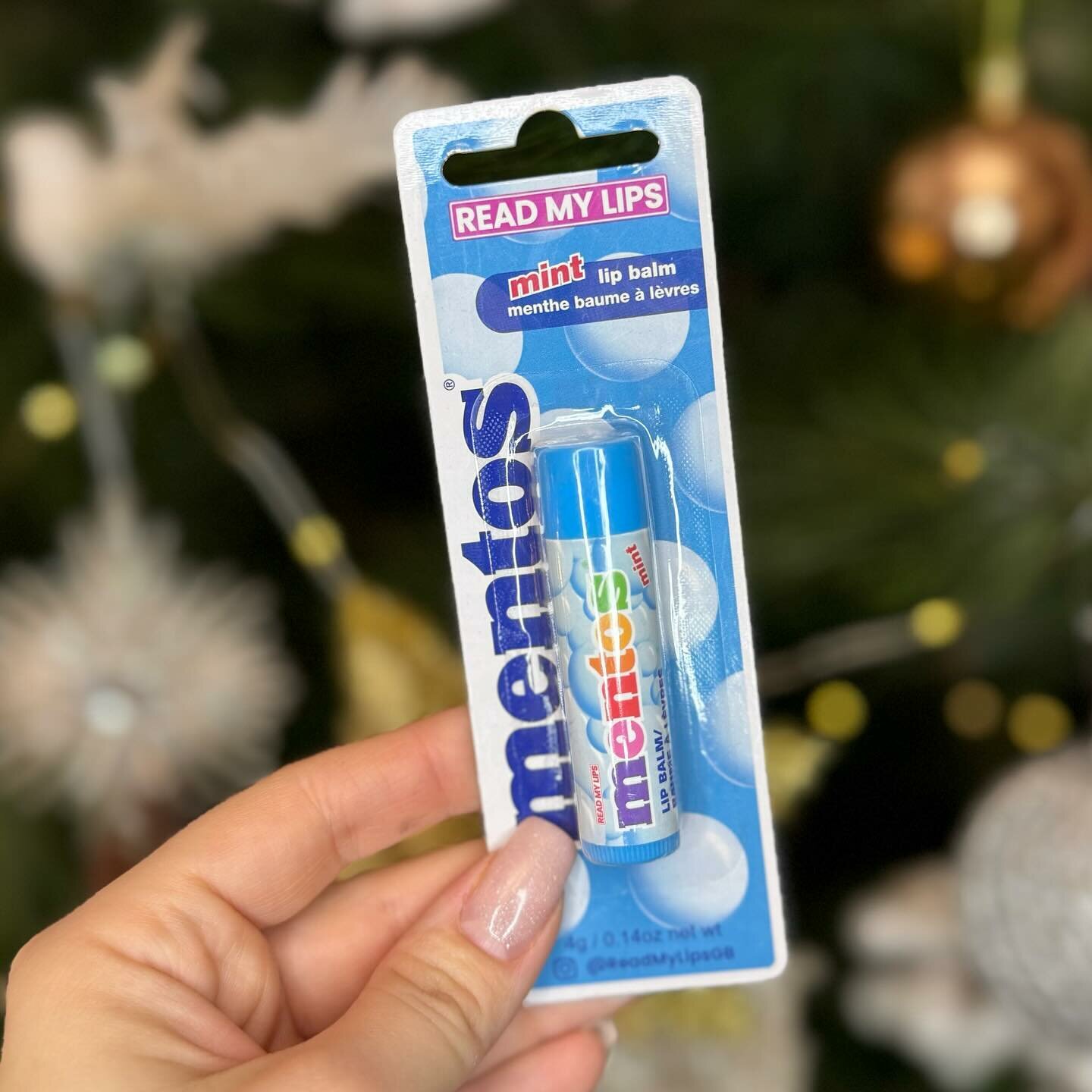Бальзам для губ Mentos "Mint", со вкусом ментола, от обветривания, 4 г