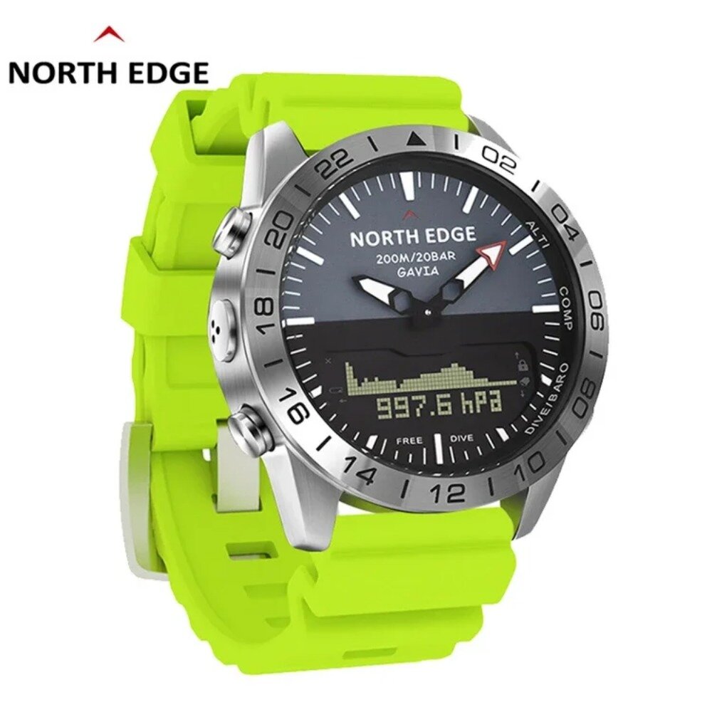 NORTH EDGE GAVIA Business Smart Watch Альтиметр Компас Спортивные Цифровые Часы Водонепроницаемые Умные Часы
