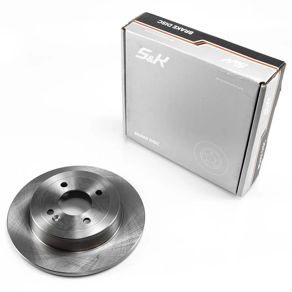 Диск тормозной S&K SKBD1159 задний, Hyundai Solaris 2010-, Kia Rio III 2011-
