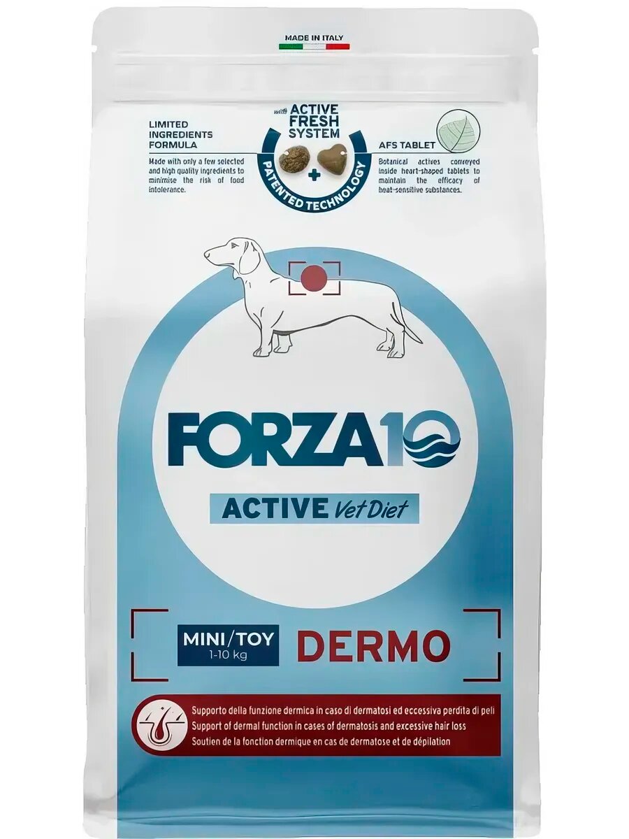 Корм для мелких пород с дерматитом 1.5 кг