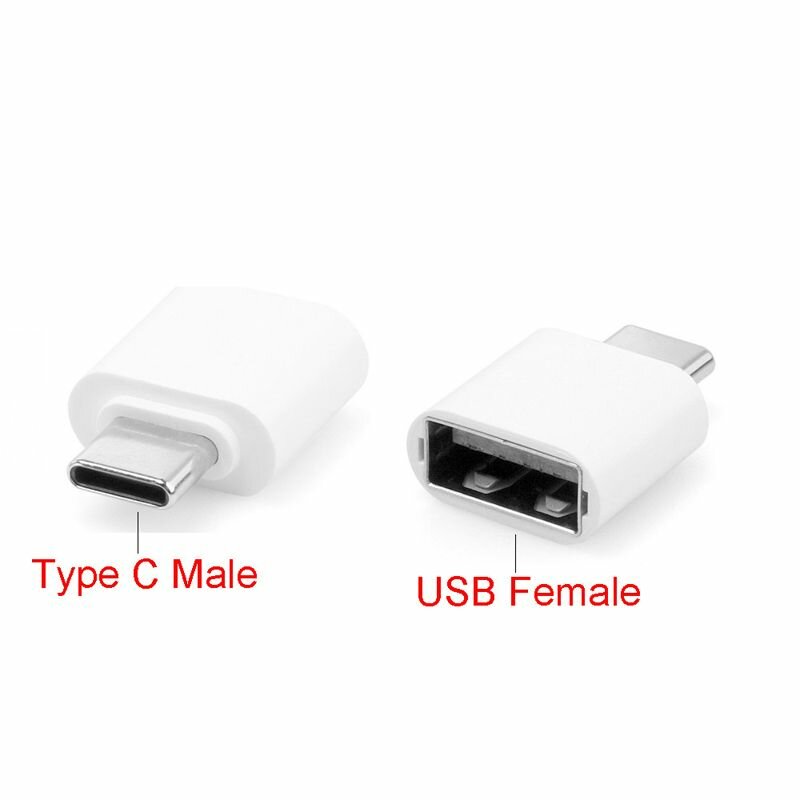 Адаптер-конвертер OTG типа C 3.1 папа на USB мама для OnePlus 3T MacBook Sony Xperia XZ Pr