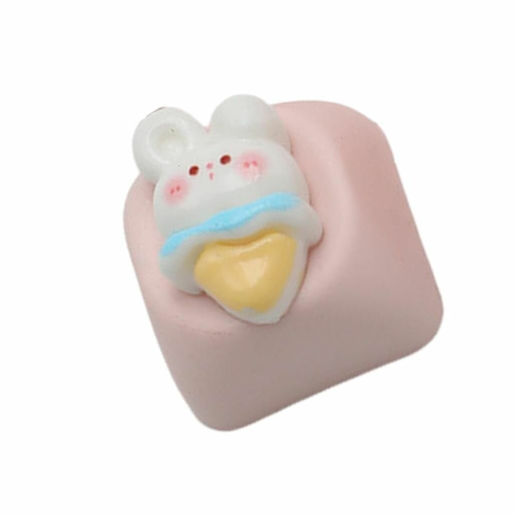 3D Резиновые Кейкапы ESC для Механических Клавиатур, Кроличий конус