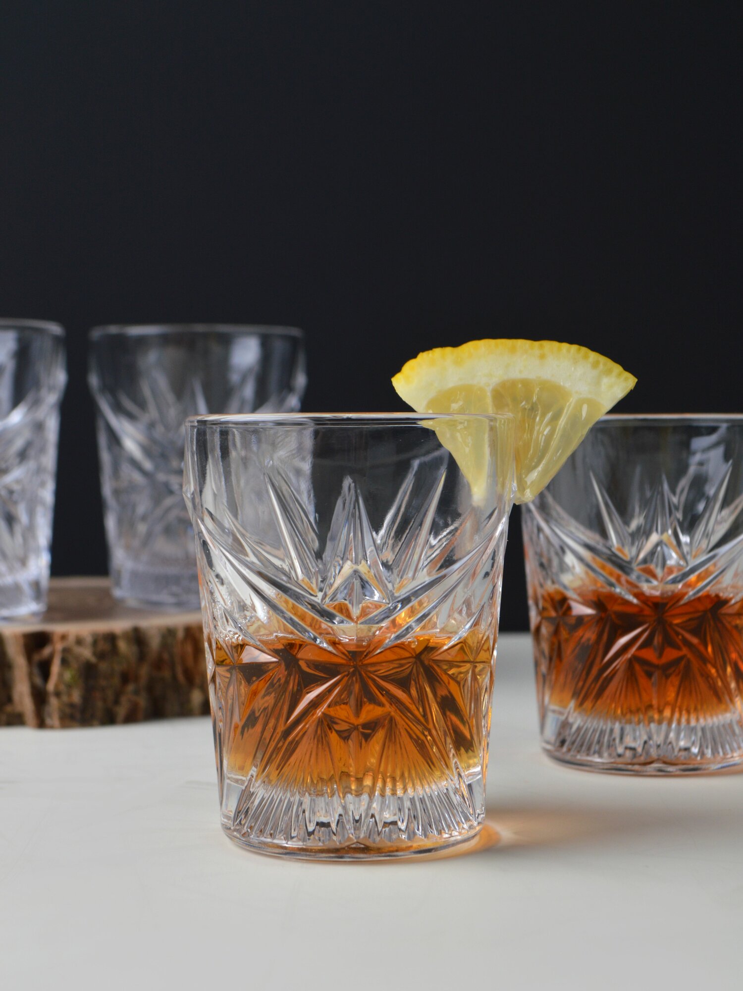 Набор стопок для водки 100 мл, 4 шт, хрустальное стекло Pasabahce Crystallin