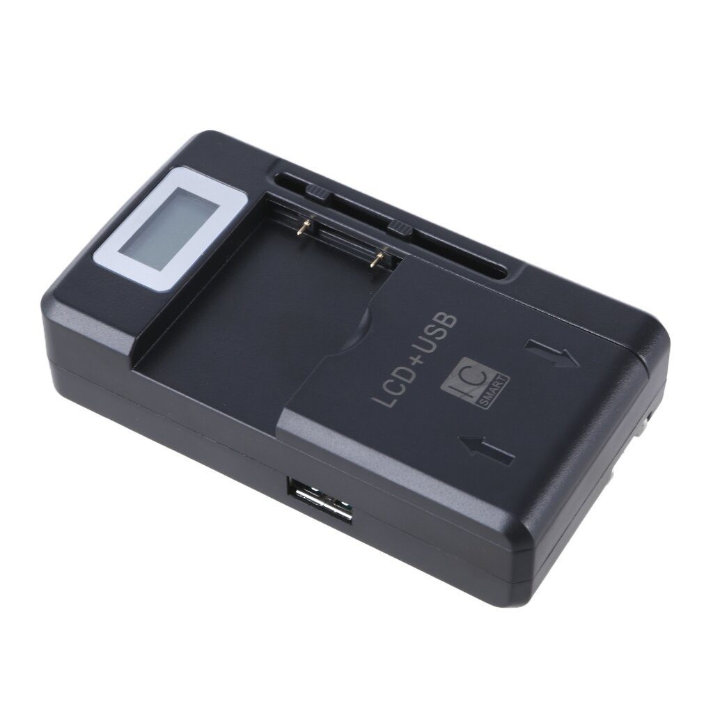 Зарядное Устройство 4,2 В Удобная Для Путешествий Док-станция Для Зарядки Аккумулятора с ЖК-дисплеем для Камеры телефона Li Battery Charging US Plug
