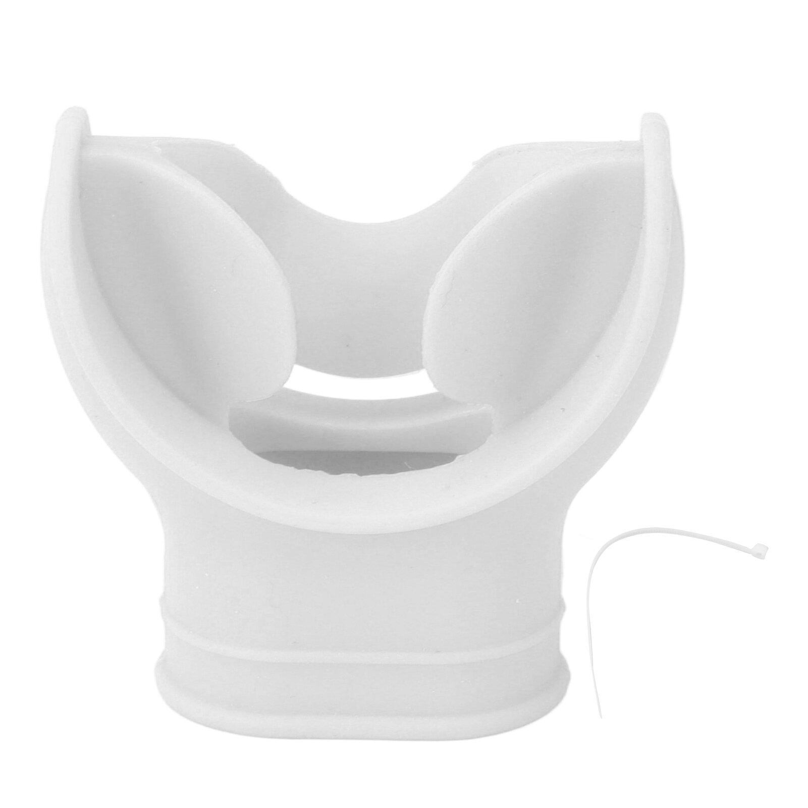 Scuba Diving Regulator Mouthpiece Silicone Universal Comfort Bite Snorkel for Replacement White