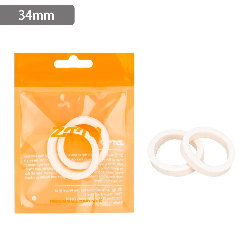 ZTTO MTB Вилка Губчатые кольца для смазки 30-40 мм 34mm 2pcs
