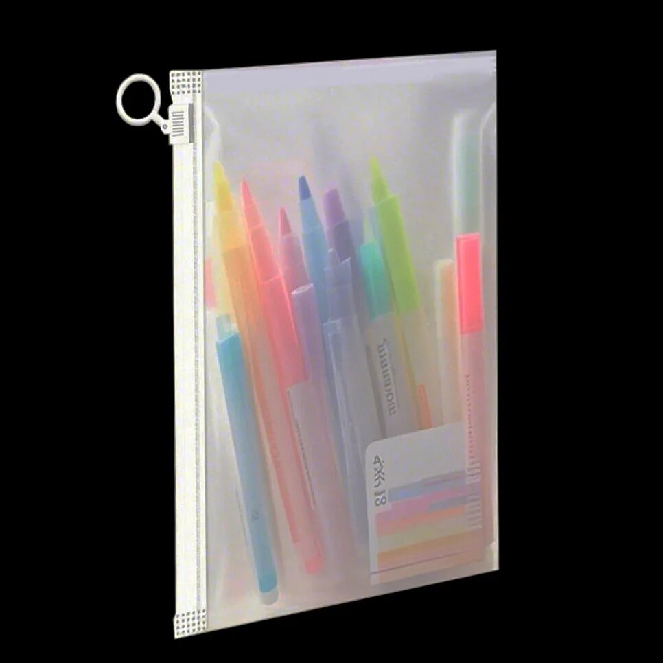 Сумки DLHRB для документов, водонепроницаемые, пластиковые, А7/A6/A5/A4/B5 A7 17.5x13cm, Frosted