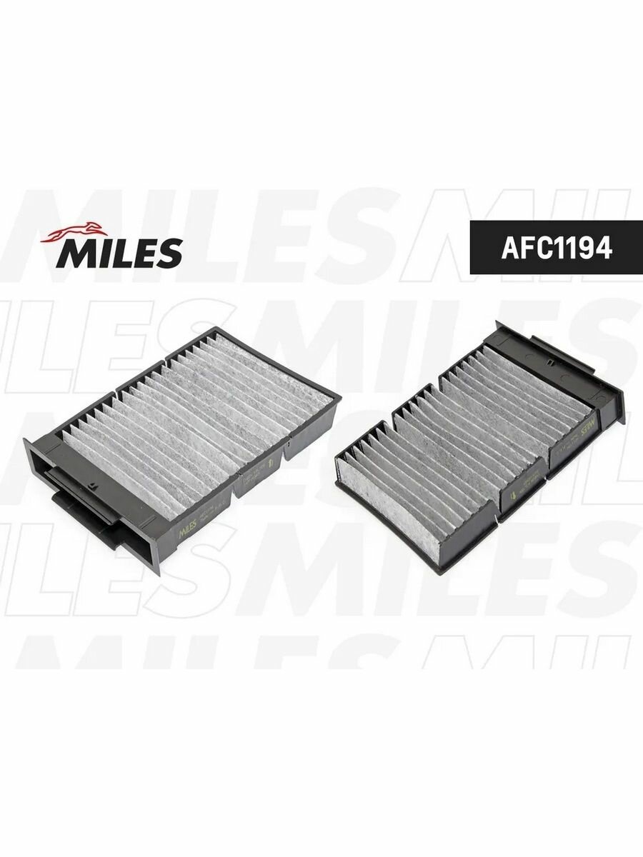 Фильтр салона угольный для а/м Peugeot 107, Citroen C1, Toyota / Пежо 107, Ситроен ц1, Тойота, Aygo Miles AFC1194