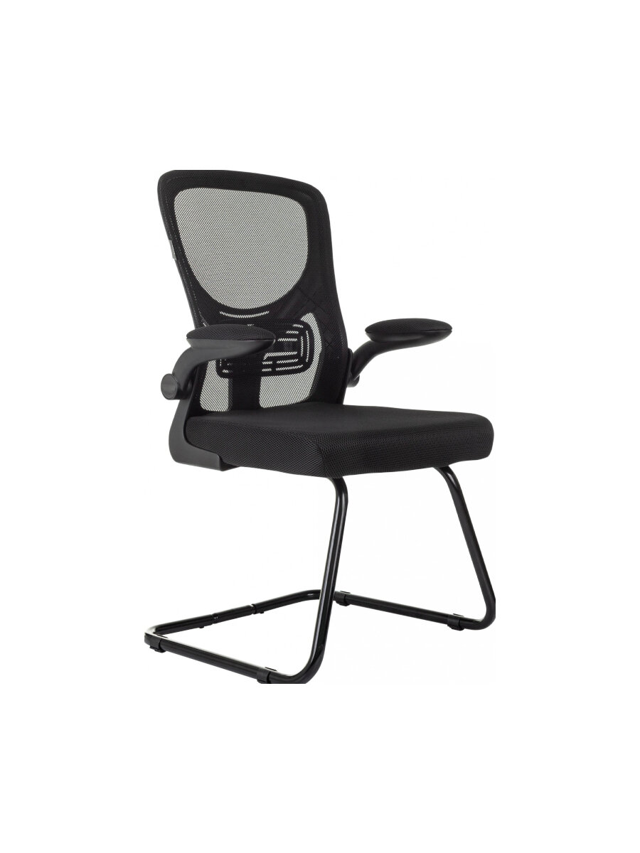 Кресло Бюрократ MC-109 черный TW-01 TW-11 сетка/ткань полозья металл черный