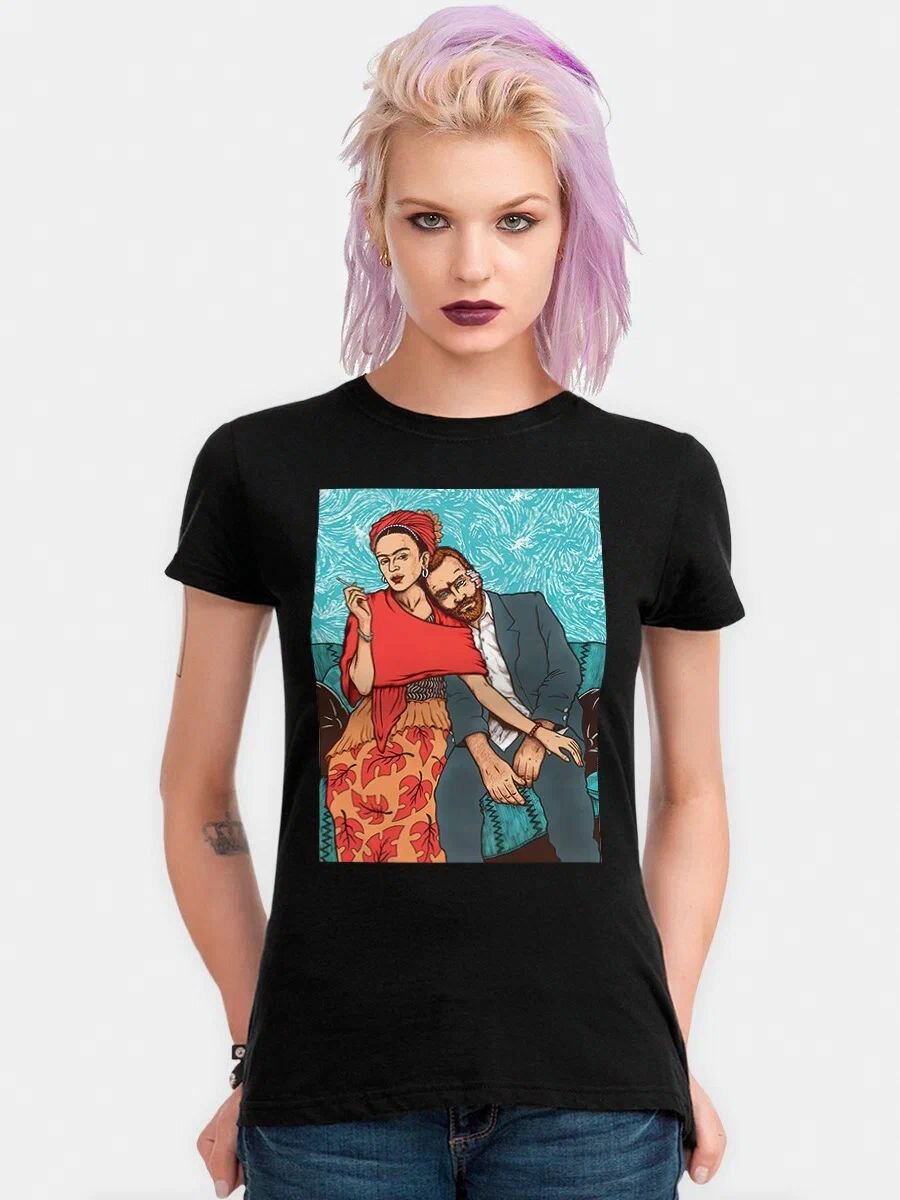 Футболка Ван Гог и Фрида Кало / Искусство / Женская