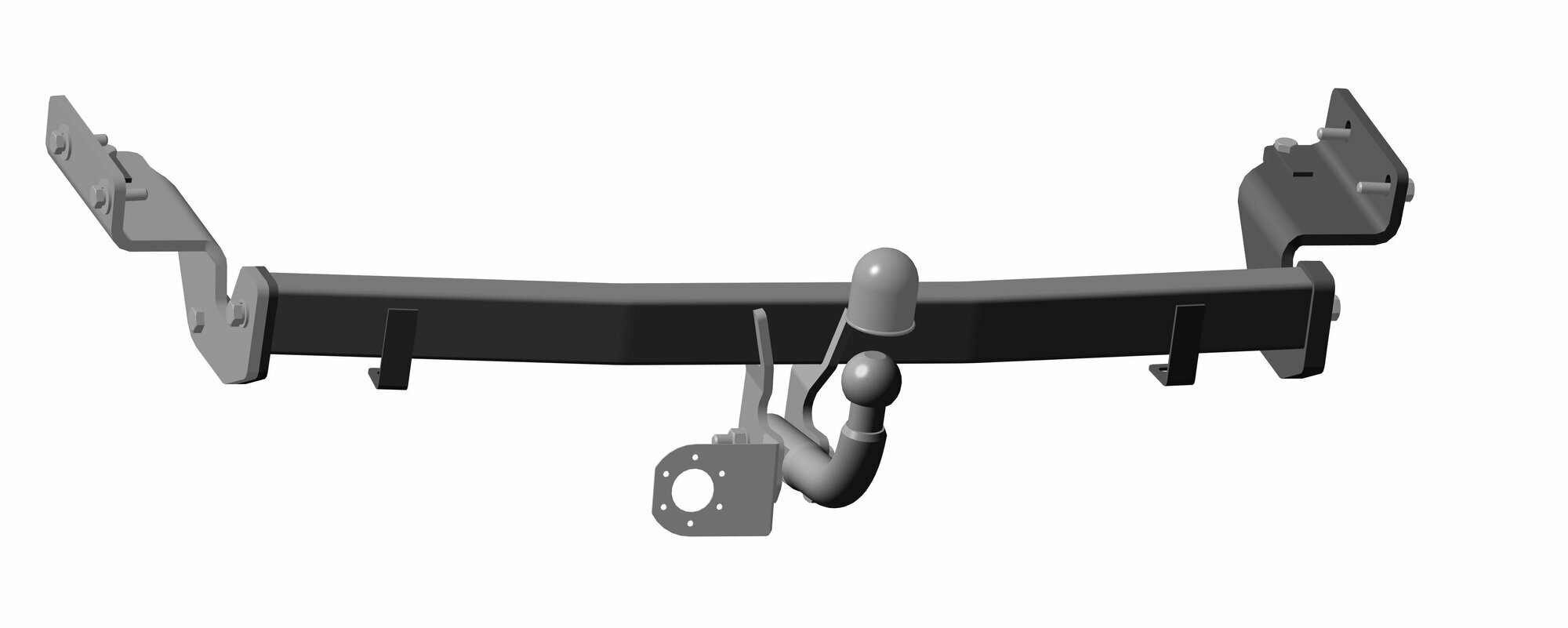 Фаркоп ORIS 6765-A, для Kia Ceed SW 2018-, условно-съемный, крепление крюка, шаровый узел А