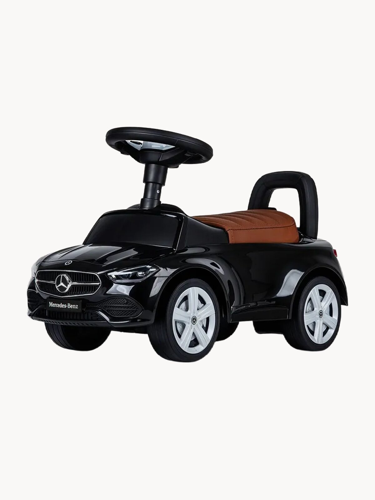 Каталка толокар детская Mercedes С-Class, со звуком, колеса прорезинены