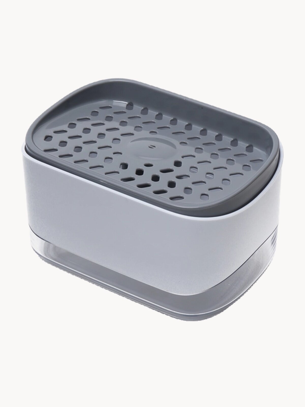 Дозатор Диспенсер кухонный для моющего средства + губкой в комплекте, 350мл