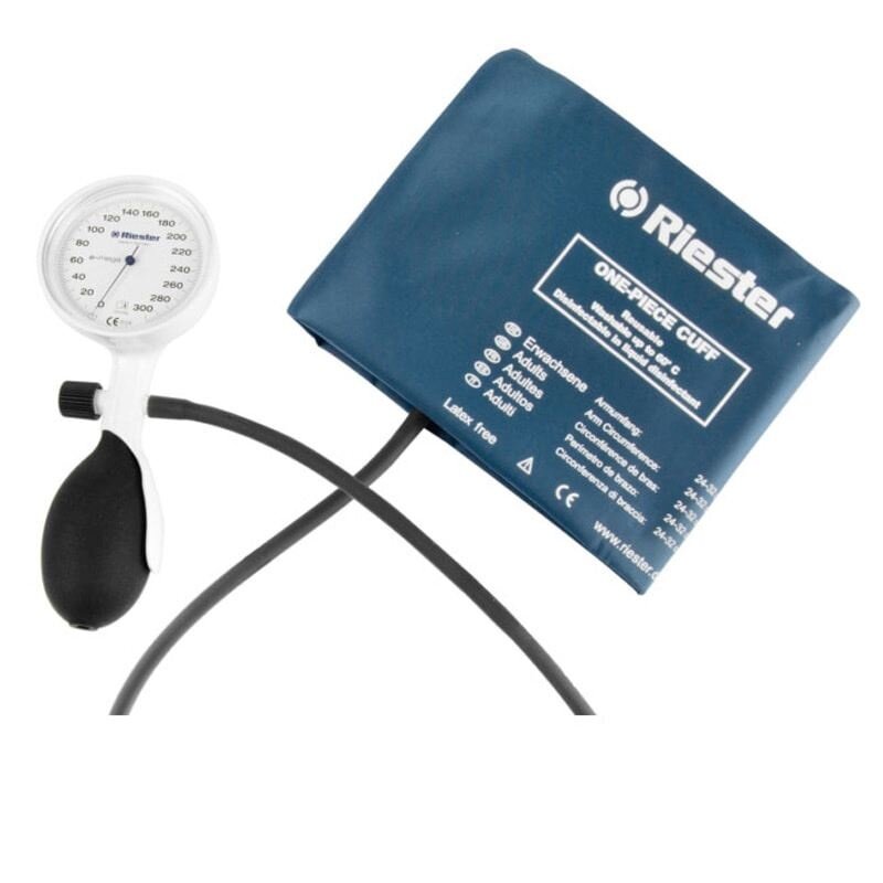 1370-150 Тонометр e-mega белый со стандартной 1-шланговой манжетой