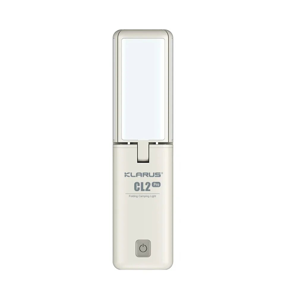 Фонарь Klarus CL2 Pro складной кемпинговый светильник, 750 люмен, теплый и холодный белый свет, Power Bank, IPX5, белый — фото 1