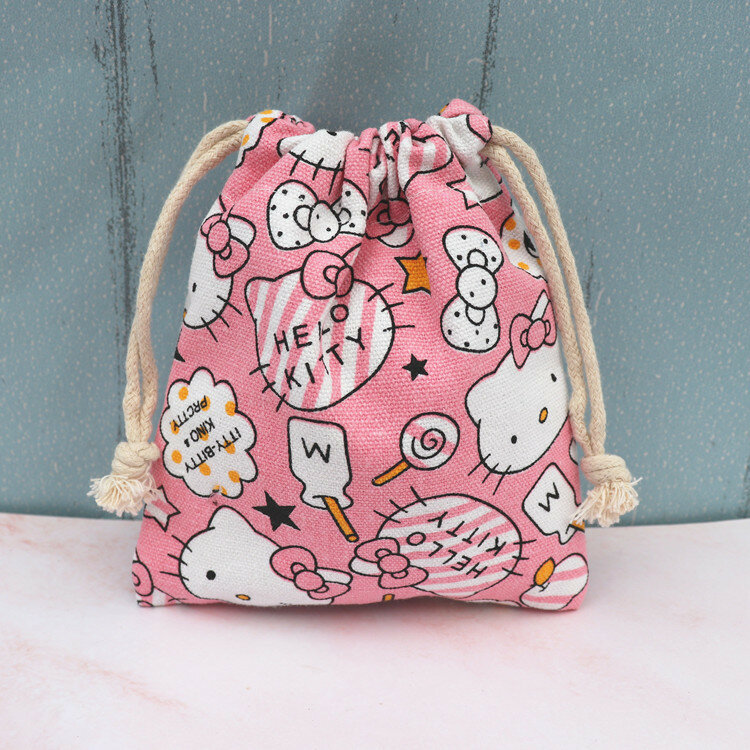 Miniso Кошелек для монет Дораэмон, караоке-цепочка, мягкий, компактный, портативный, милый мультяшный принт, креативный женский кошелек для монет.