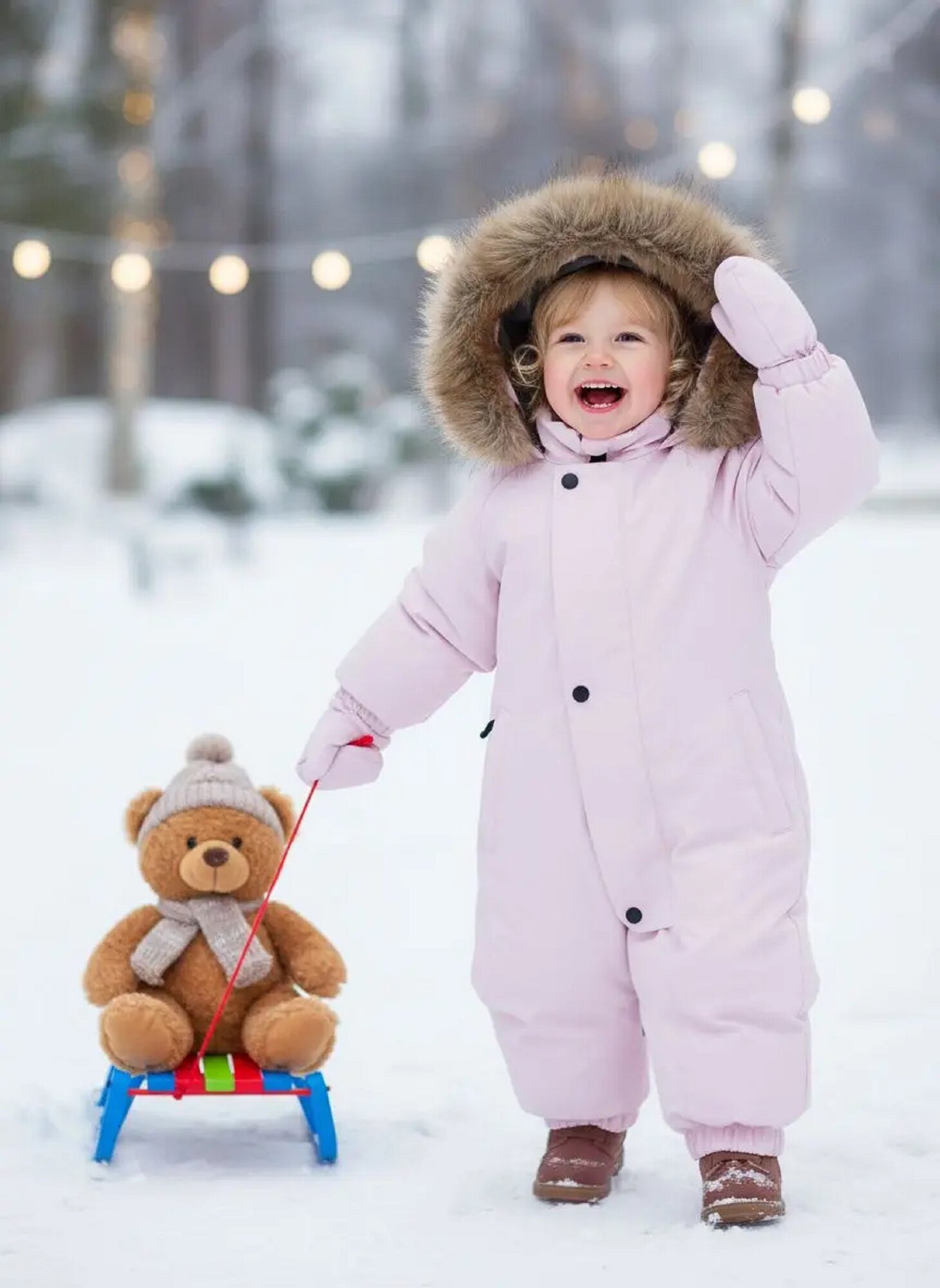 Комбинезон утеплённый зима