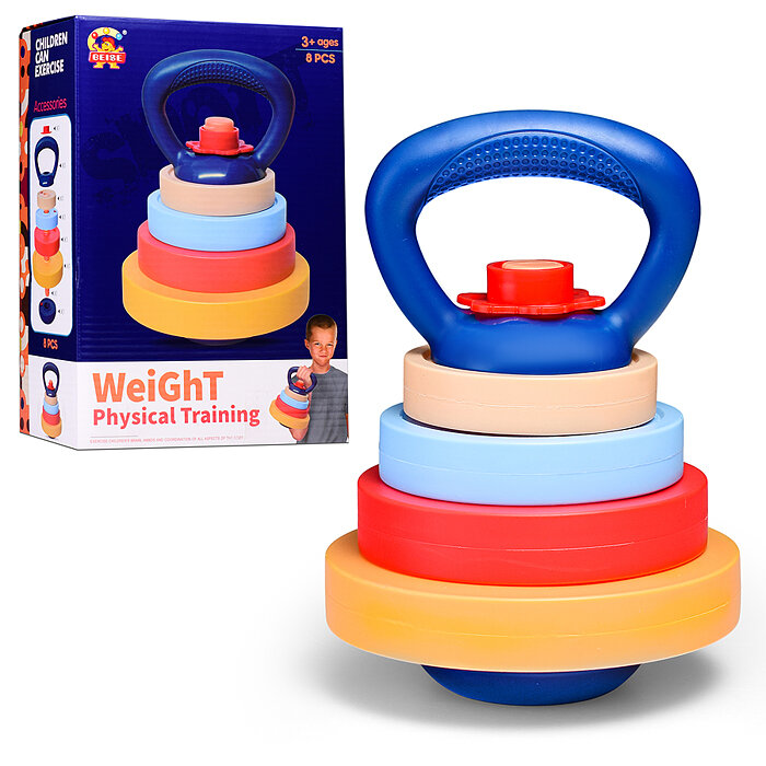 Детская гиря 948-1 "Самый сильный-2" в коробке