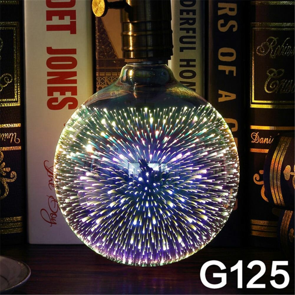 3D LED лампа "Фейерверк" E27, 4W, декоративная