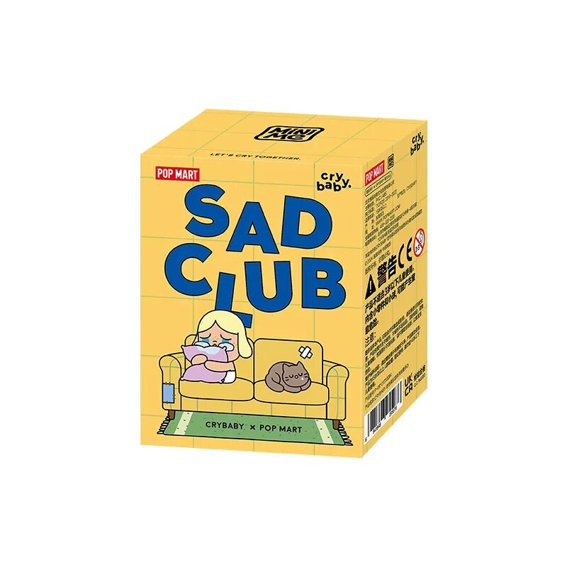 POP MART CRYBABY Sad Club, цвет: Random, 1 шт.