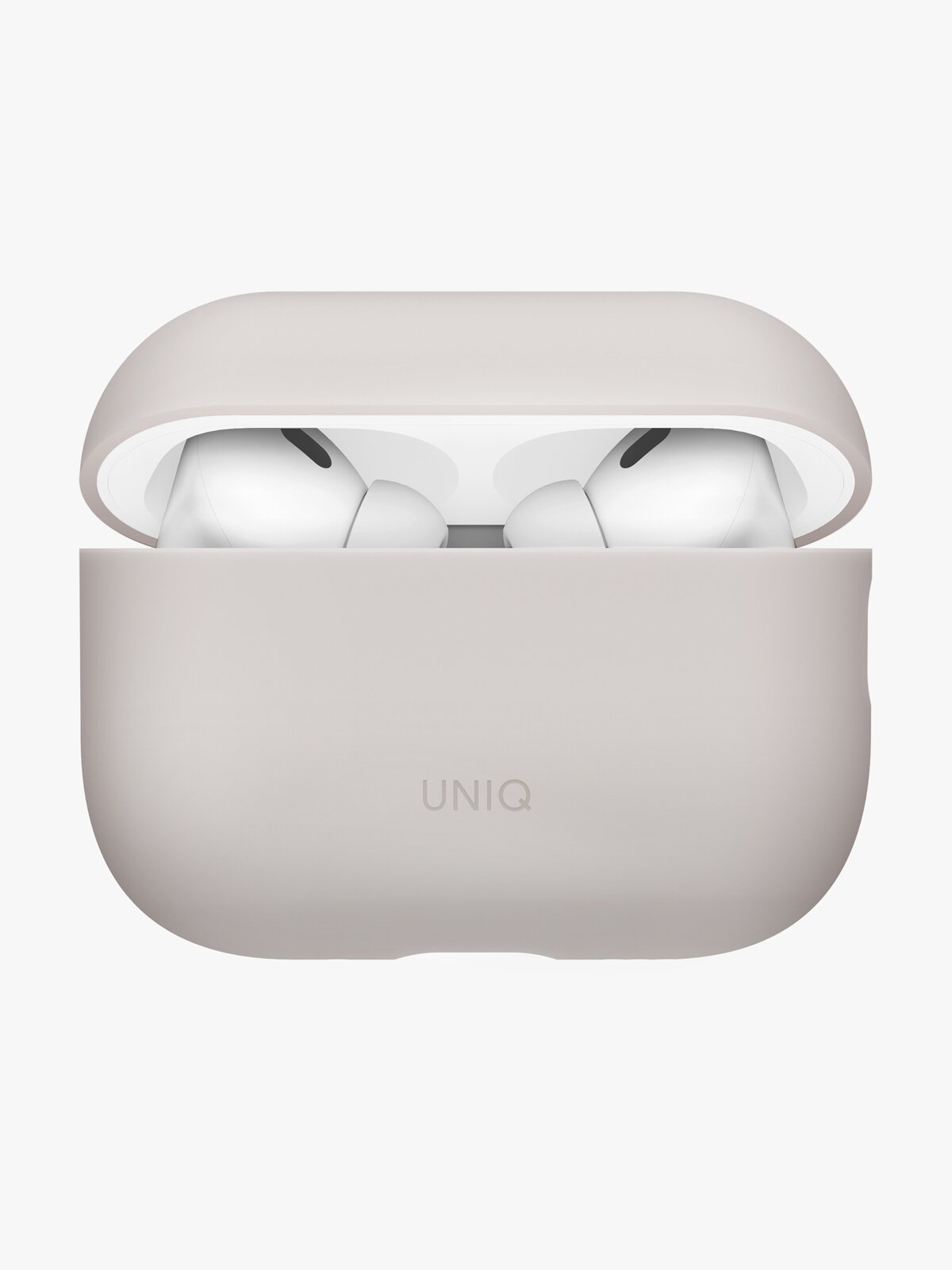 Uniq силиконовый чехол со шнурком для Airpods Pro 3, LINO Liquid silicone Ivory Beige