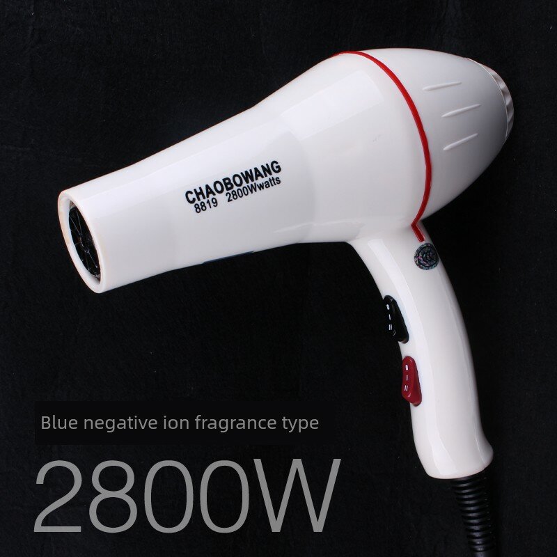 Фен Super Wave King 8819, мощный, 2800 Вт, с функцией ионизации, ароматизации, горячим и холодным воздухом,