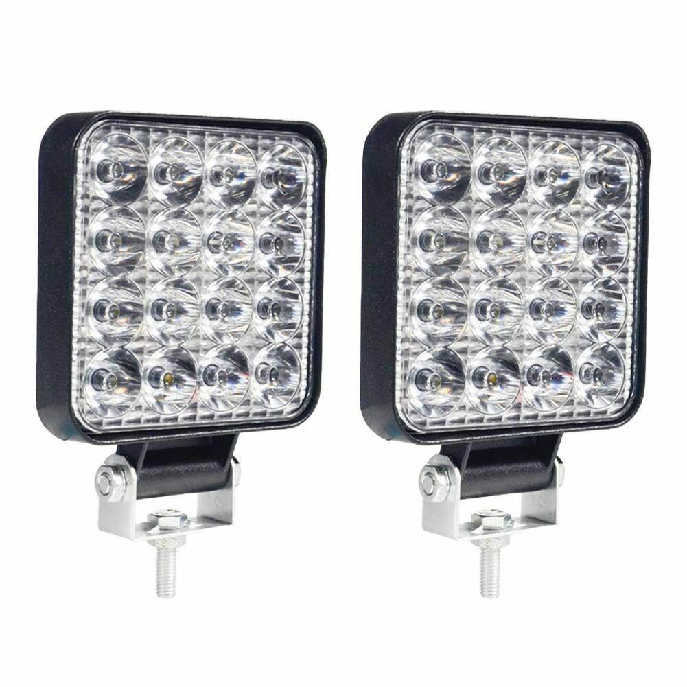 Противотуманная фара светодиодная PRO 48W, ФСО, дополнительный свет на авто, на задний ход, фсо вспышки для авто, птф дхо led, туманка, стробоскоп qbsp20250831