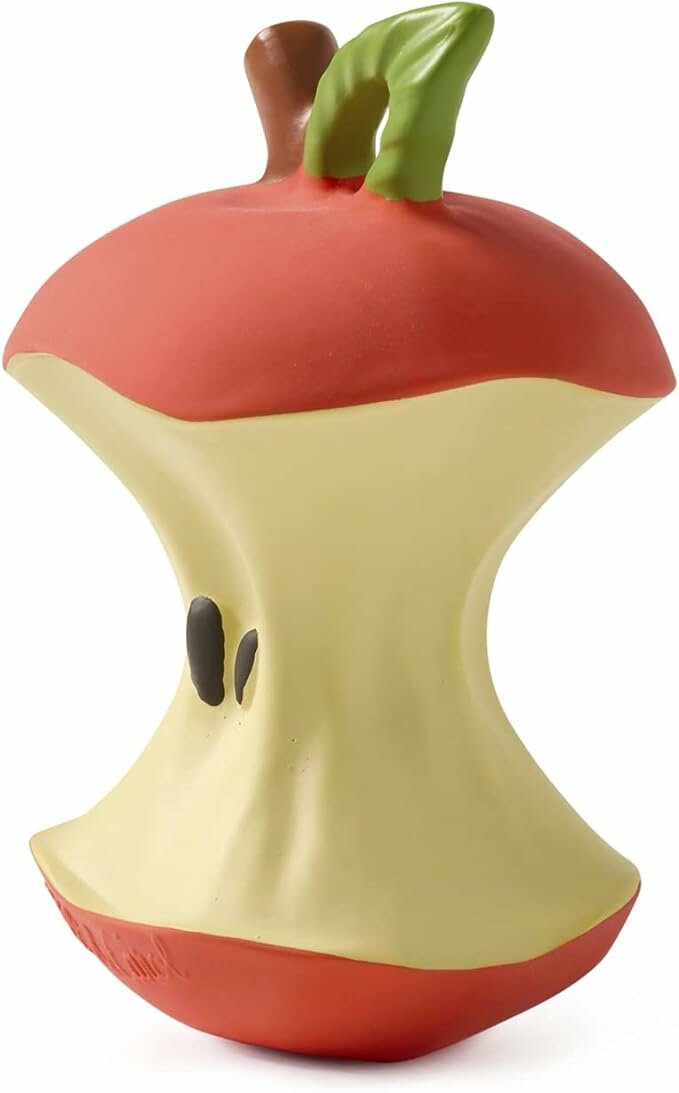 Прорезыватель для зубов из натурального каучука Oli&Carol - Peppa Apple/ яблоко - 104691