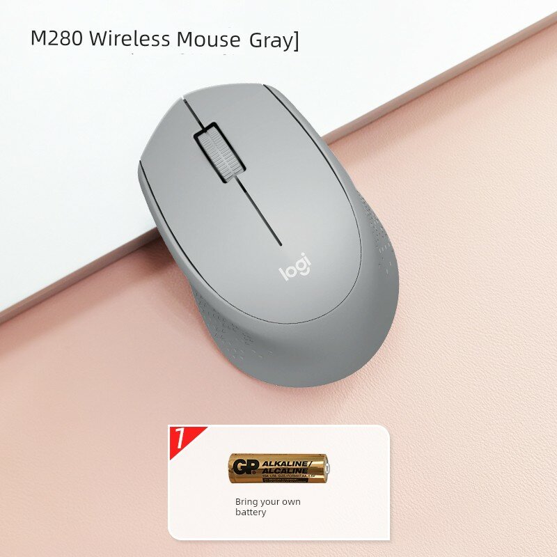 Беспроводная мышь Logitech M280 для ноутбуков, настольных компьютеров, офиса, дома, игр, энергосберегающая,