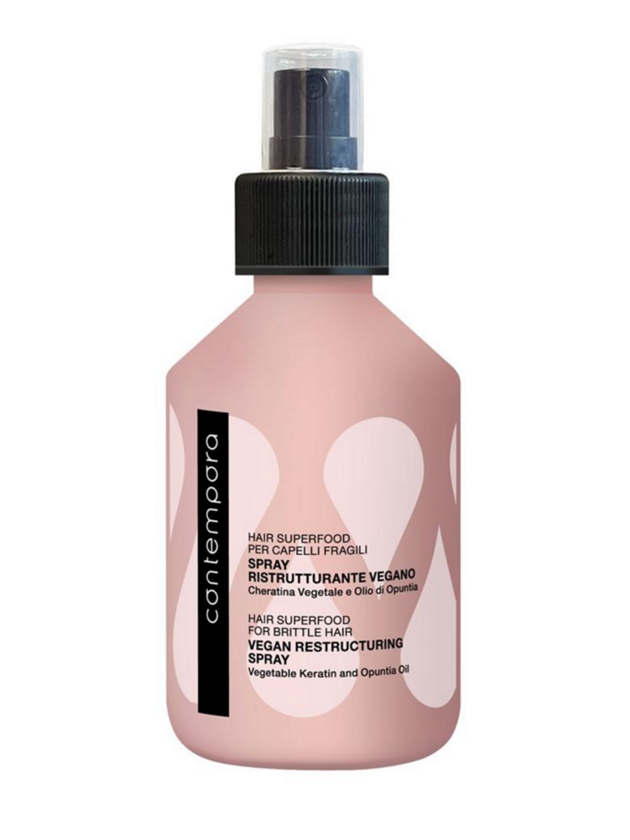 Спрей Barex Contempora Hair Superfood For Brittle Hair Vegan Restructuring Spray, Восстанавливающий, 200 мл