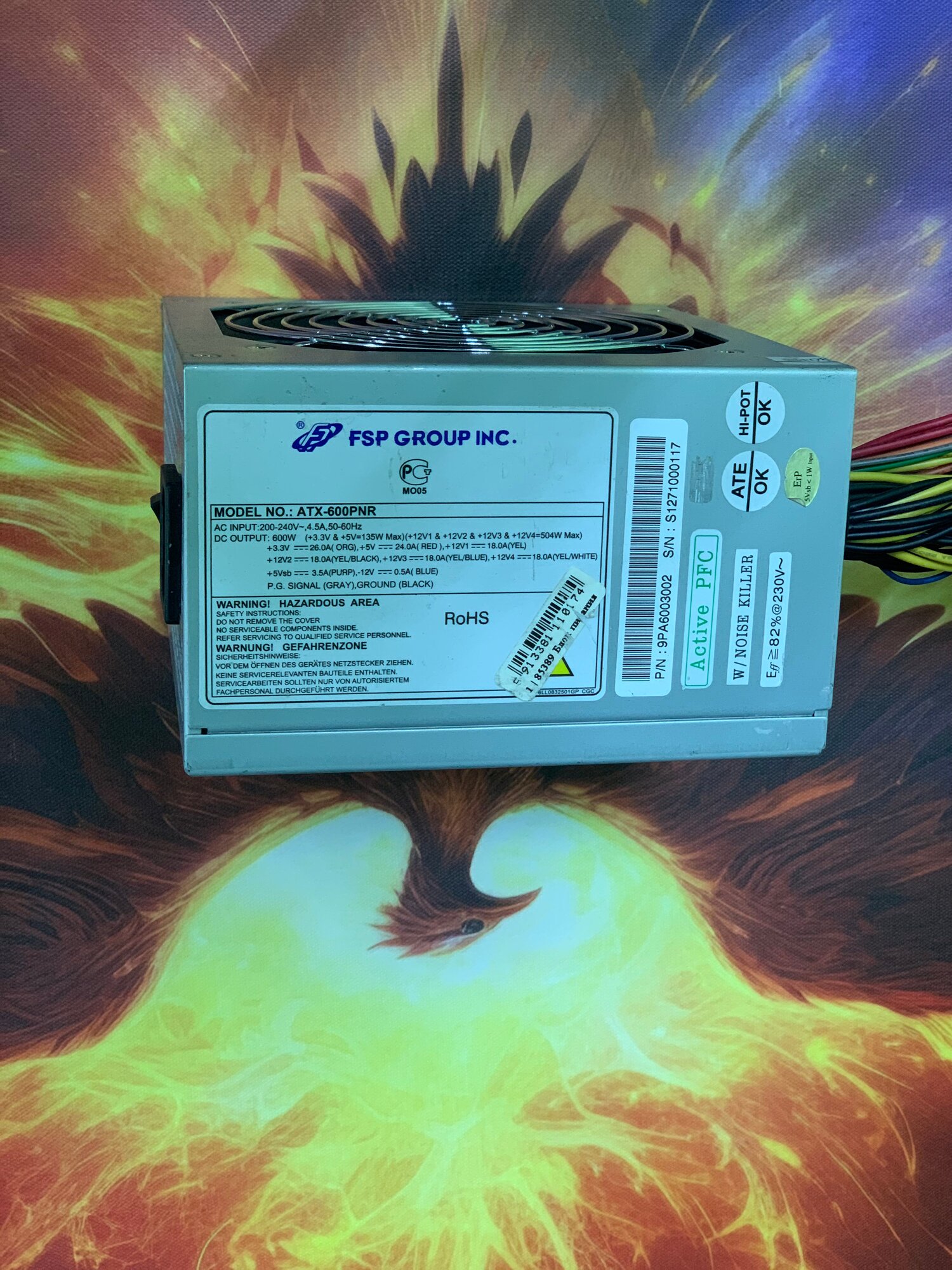 Блок питания 600W FSP ATX-600PNR