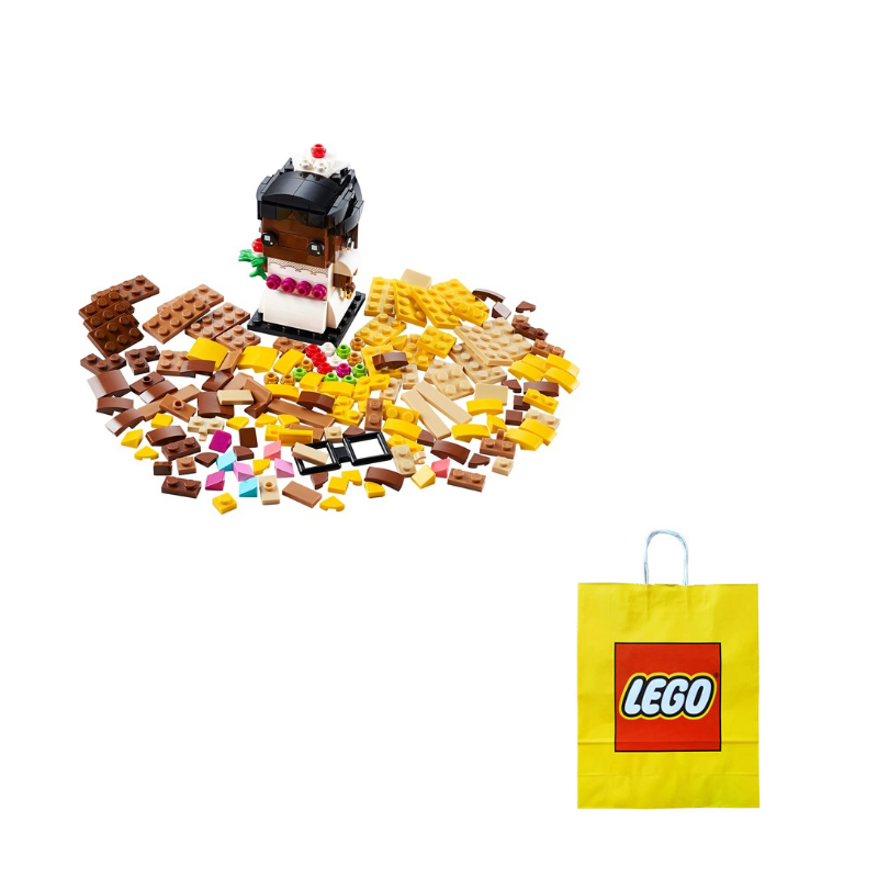 LEGO Brickheadz Wedding Bride Building Block Figures 306pcs 40383 null