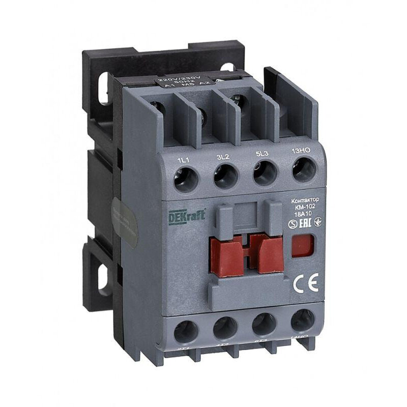 Контактор 18А 230В AC АС3 АС4 1НО+1НЗ КМ-102, SCHNEIDER ELECTRIC 21916DEK (1 шт.)